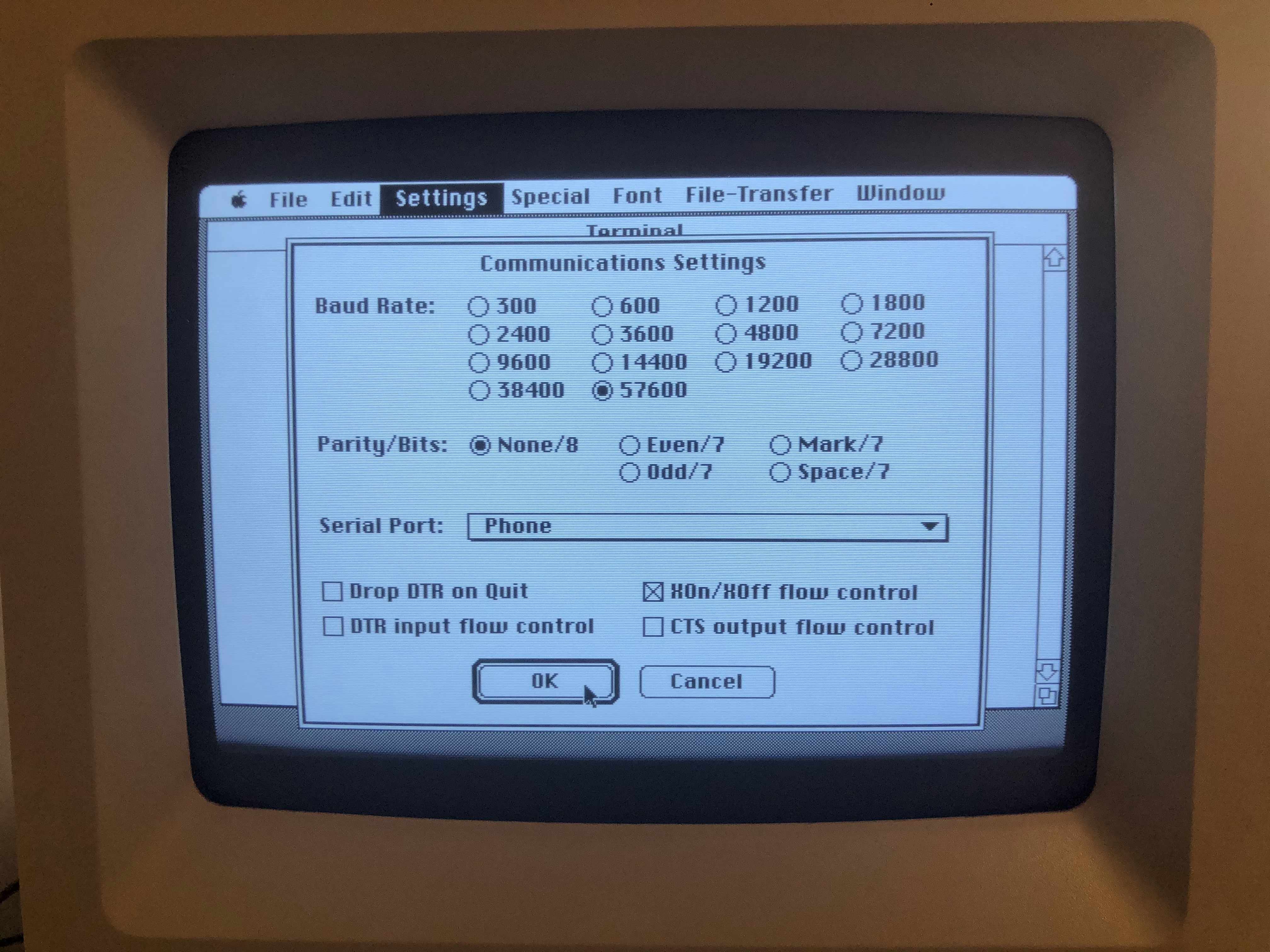 Transferring Files To The Macintosh SE over Serial/Kermit | BuildingTents
